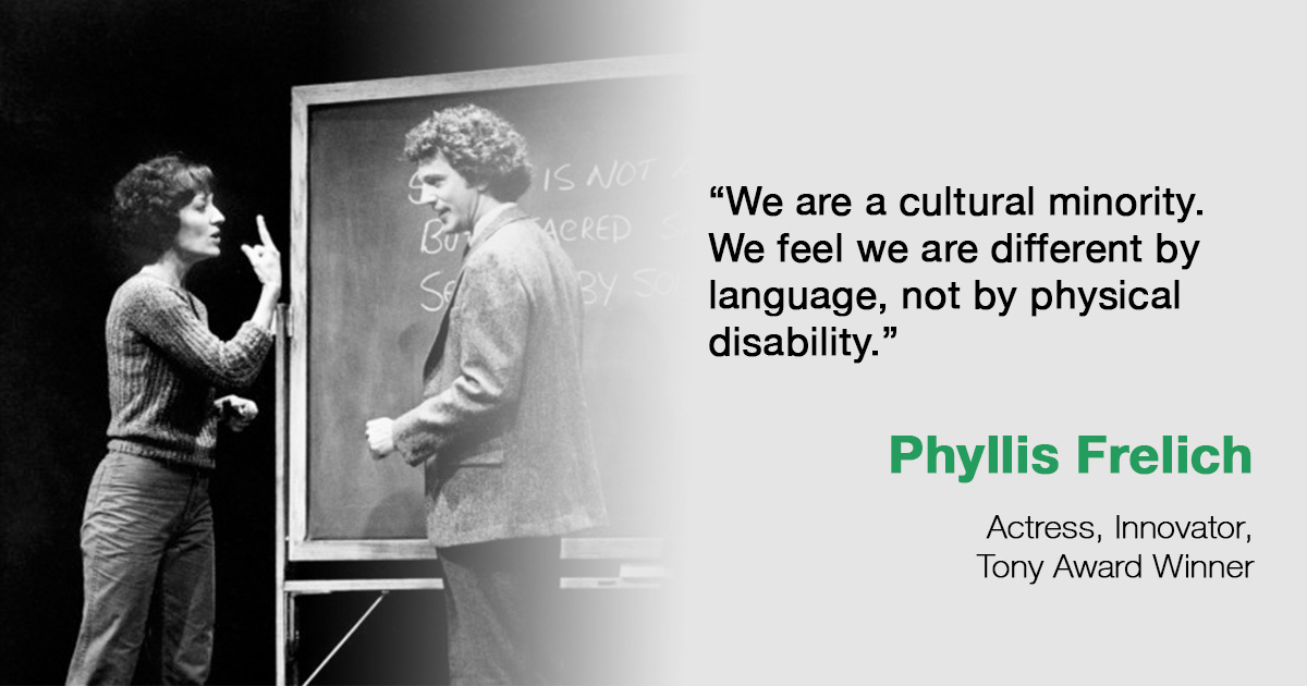 Children Of A Lesser God Phyllis Frelich